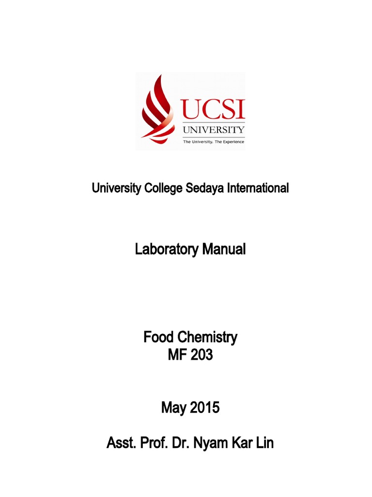 Laboratory Manual: University College Sedaya International | PDF ...