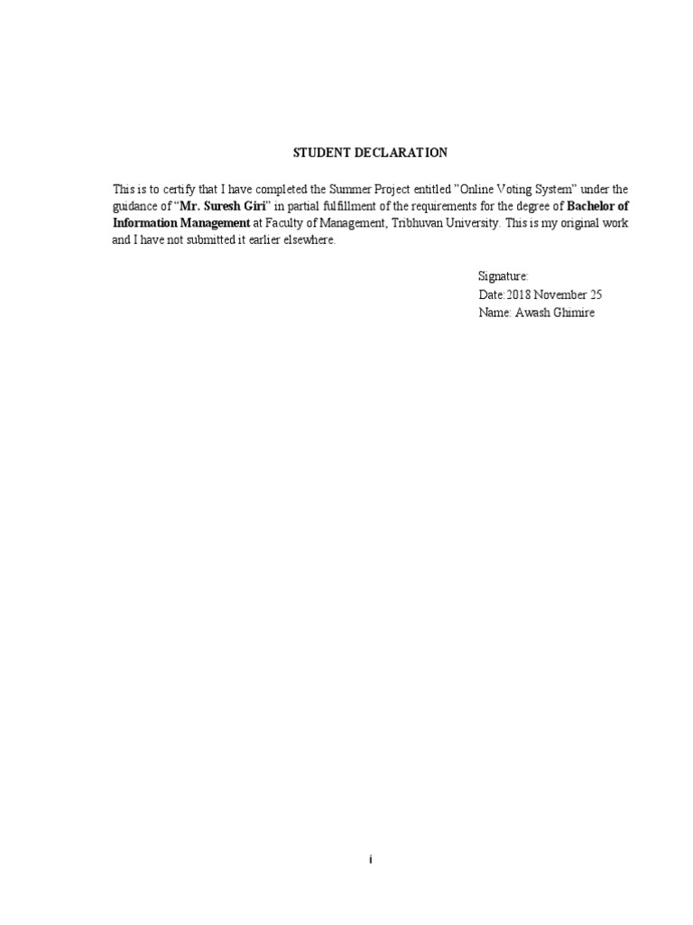 Online Voting System Project Report | PDF | Software Testing | System