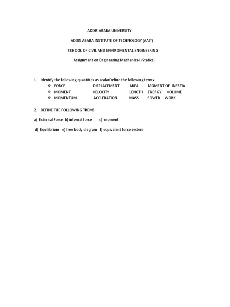 Addis Ababa University | PDF