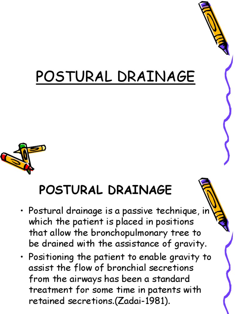 Postural Drainage | PDF | Lung | Mucus