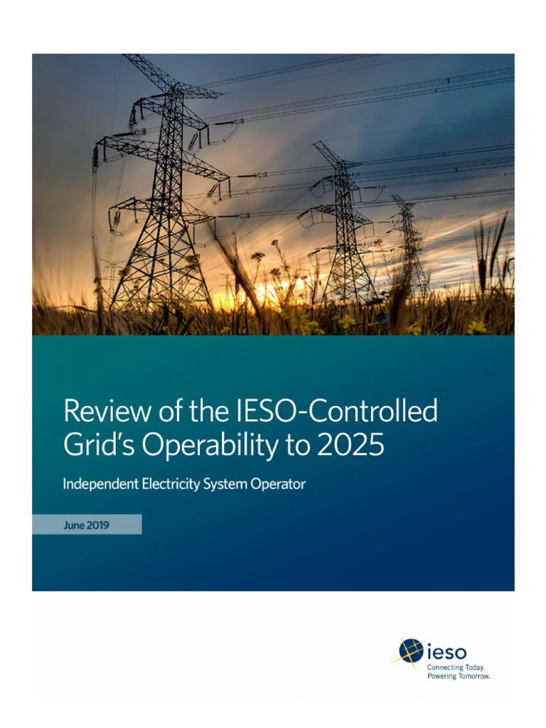 2019 IESO Operability Assessment | PDF | Electric Power Transmission ...