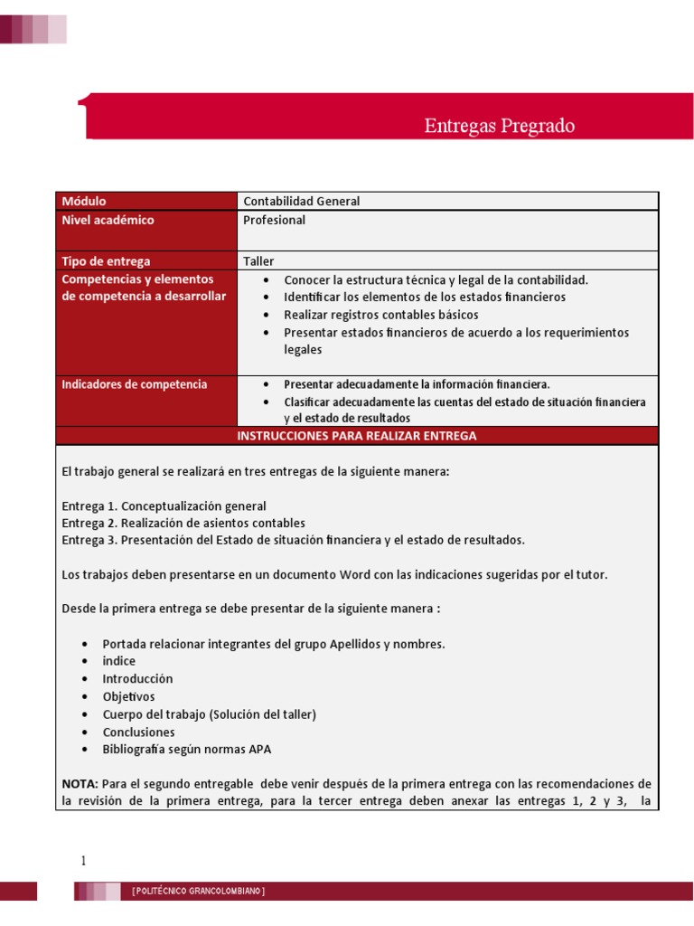 Pif Contabilidad General 2021 2 | PDF | Contabilidad | Estado financiero