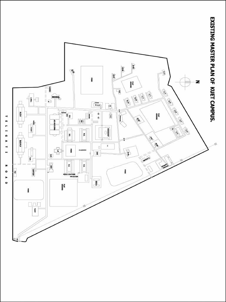 Campus-Map of Kuet | PDF