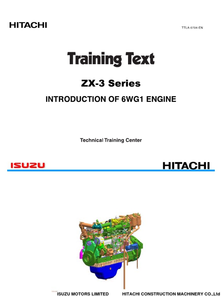 Isuzu 6WG1X Engine Specifications Guide | PDF | Fuel Injection | Propulsion
