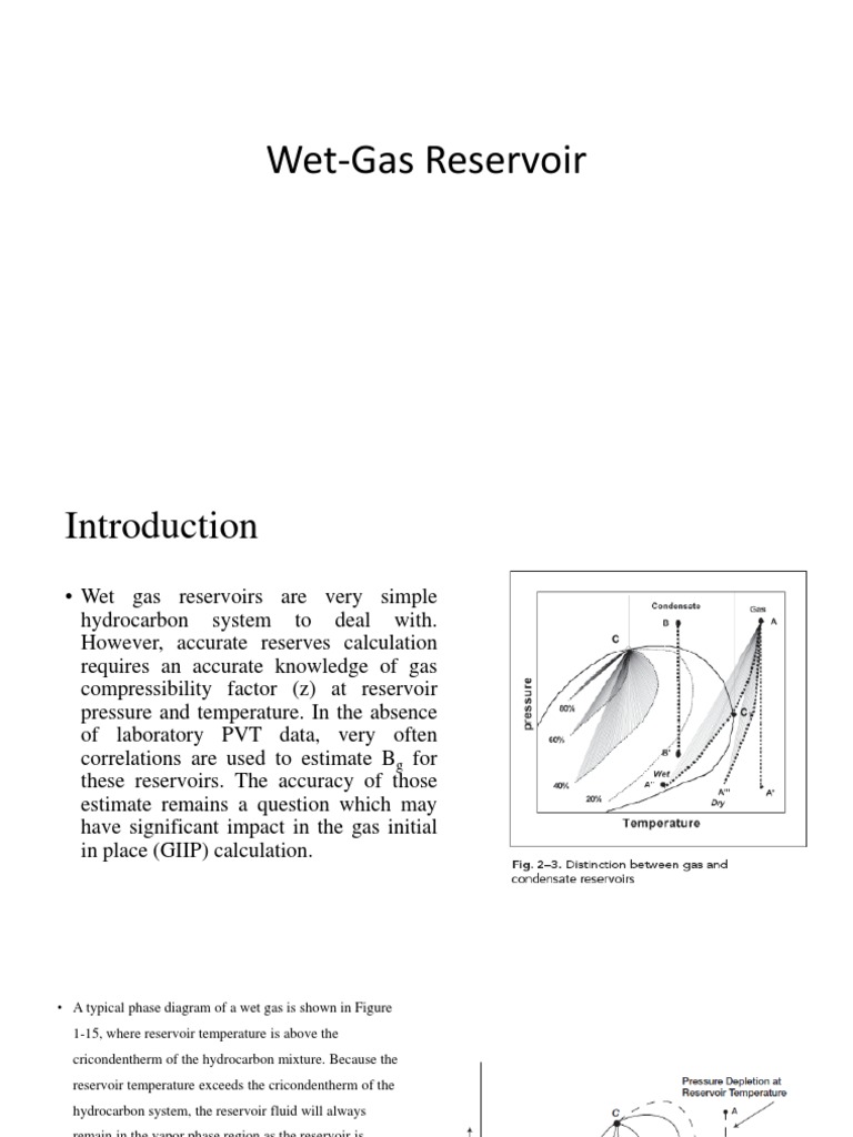 Wet Gas Reservoirs | PDF | Petroleum Reservoir | Gases