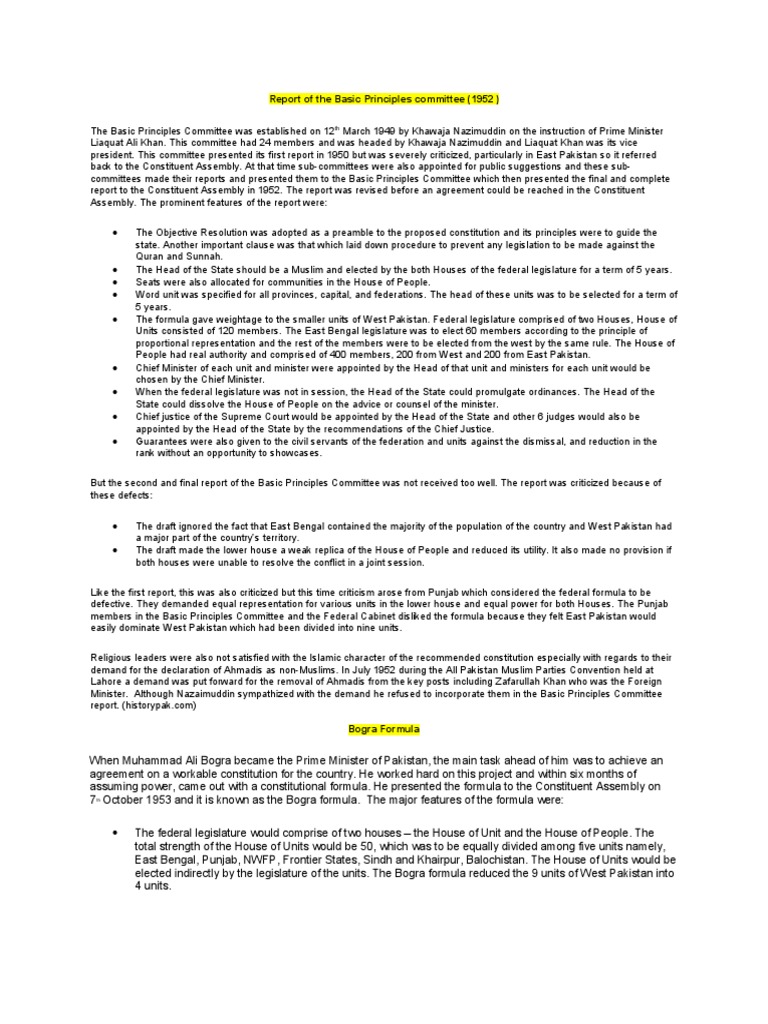 Basic Principles Committee Report 1952 | PDF | Justice | Crime & Violence