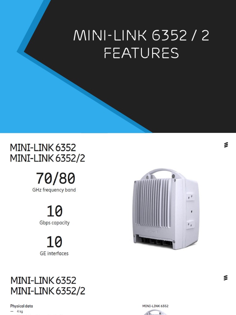 Mini Link 6352 2 | PDF
