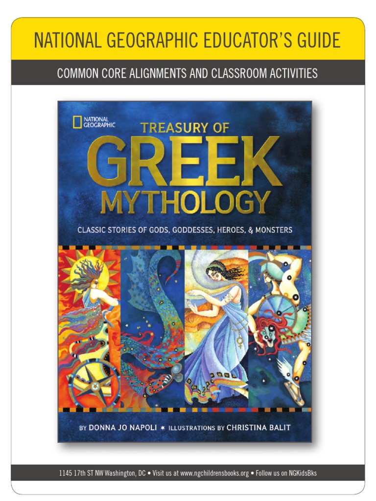 Treasury Greek Mythology Ed Guide | PDF | Greek Mythology | Information
