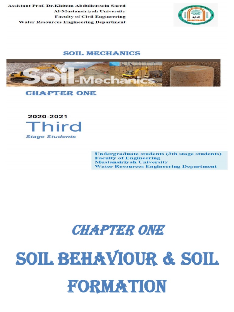 (Soil Behavior and Soil Formation | PDF | Soil | Weathering