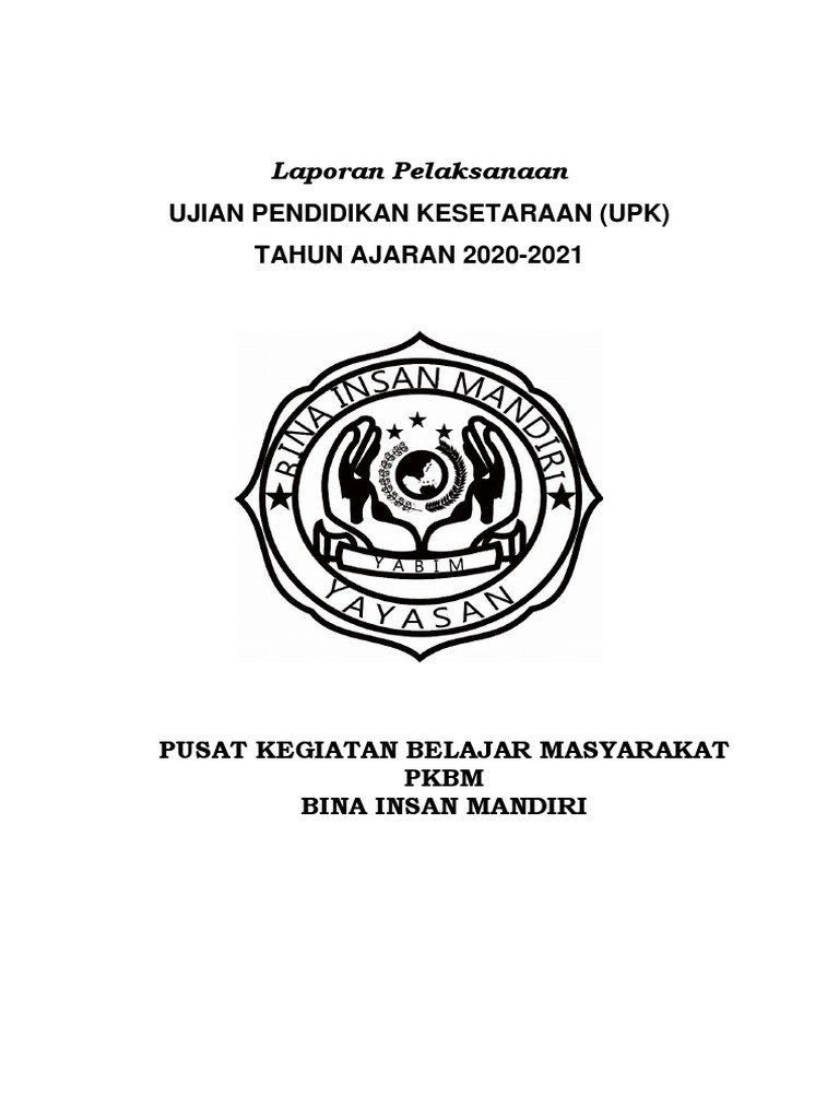 Laporan Upk 2020-2021 | PDF