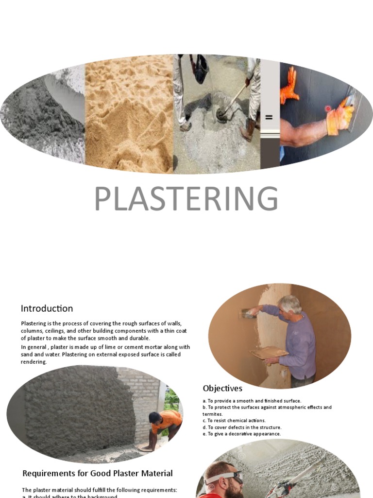 Essential Guide to Plastering Types and Techniques | PDF | Plaster ...