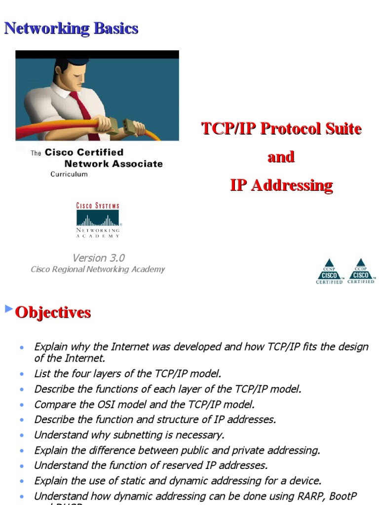 04 - TCPIP Protocol | PDF | Internet Protocol Suite | Ip Address