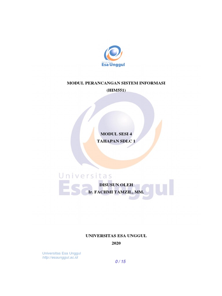 Modul SDLC untuk Mahasiswa | PDF