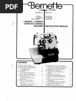 Bernette 334D Overlocker Manual | PDF