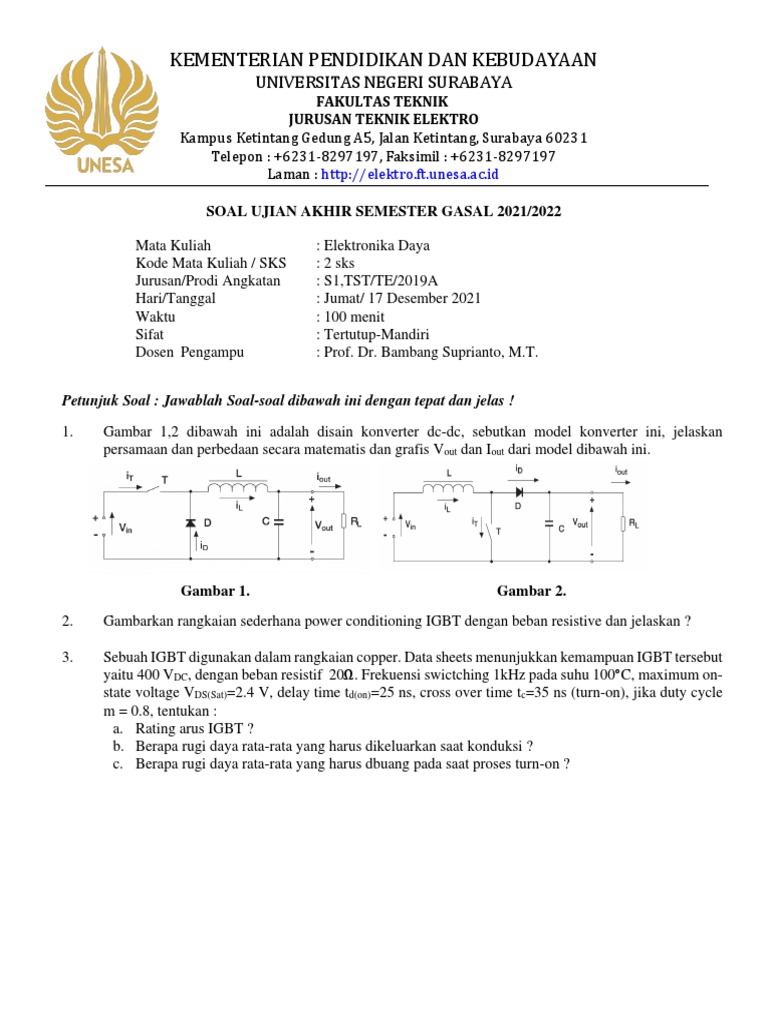 Uas Elda Gasal 2021 - 2019a - TST | PDF