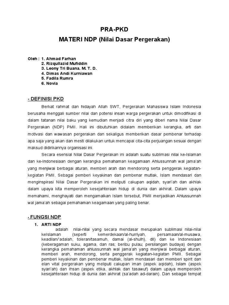 Word Pra-Pkd | PDF | Karier & Perkembangan | Sains & Matematika