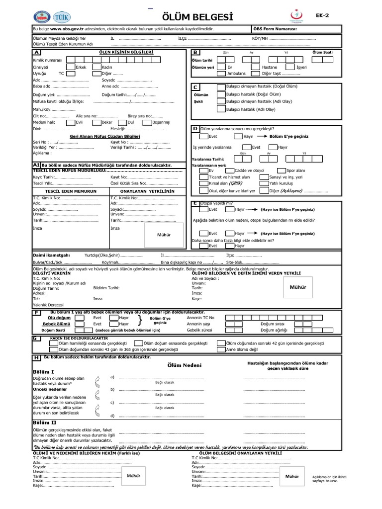 Olum Belgesi | PDF