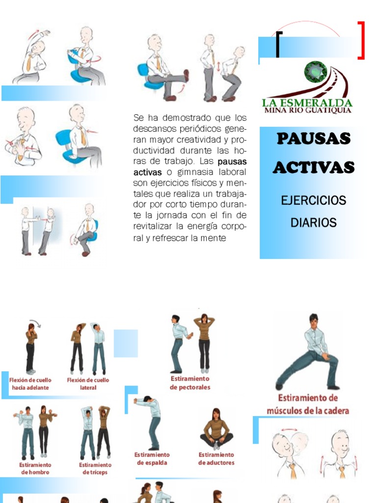 Folleto Pausas Activas | PDF