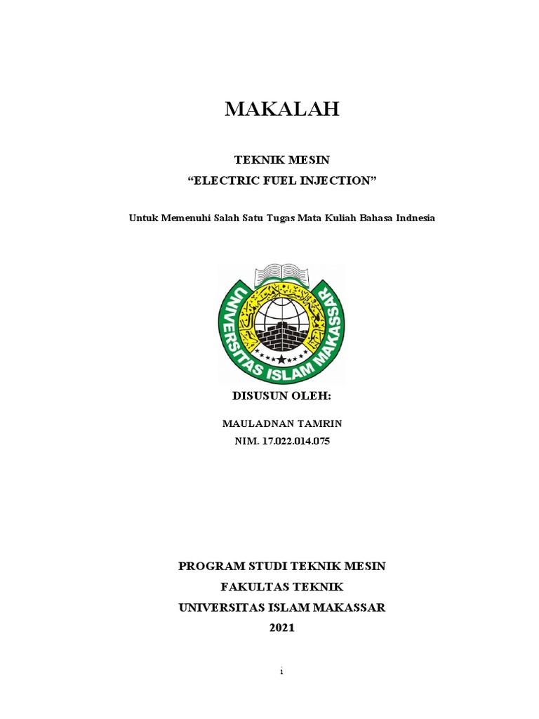 Makalah Teknik Mesin | PDF