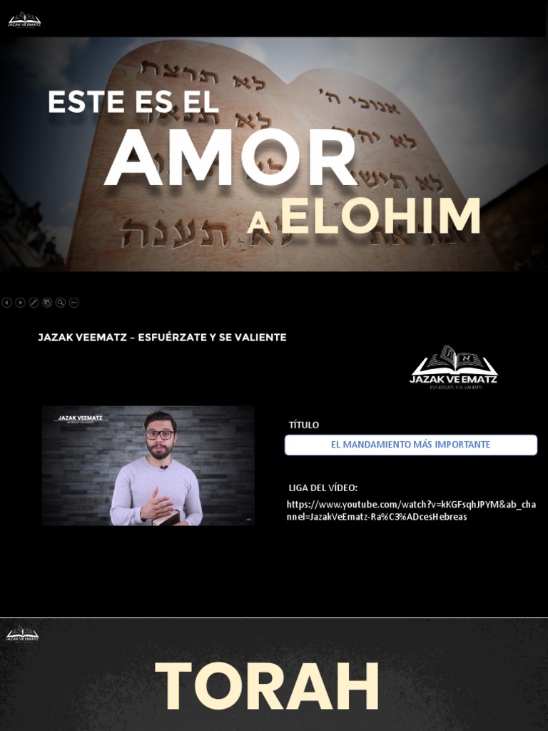 Este Es El Amor A Elohim | PDF | Diez Mandamientos | Teología