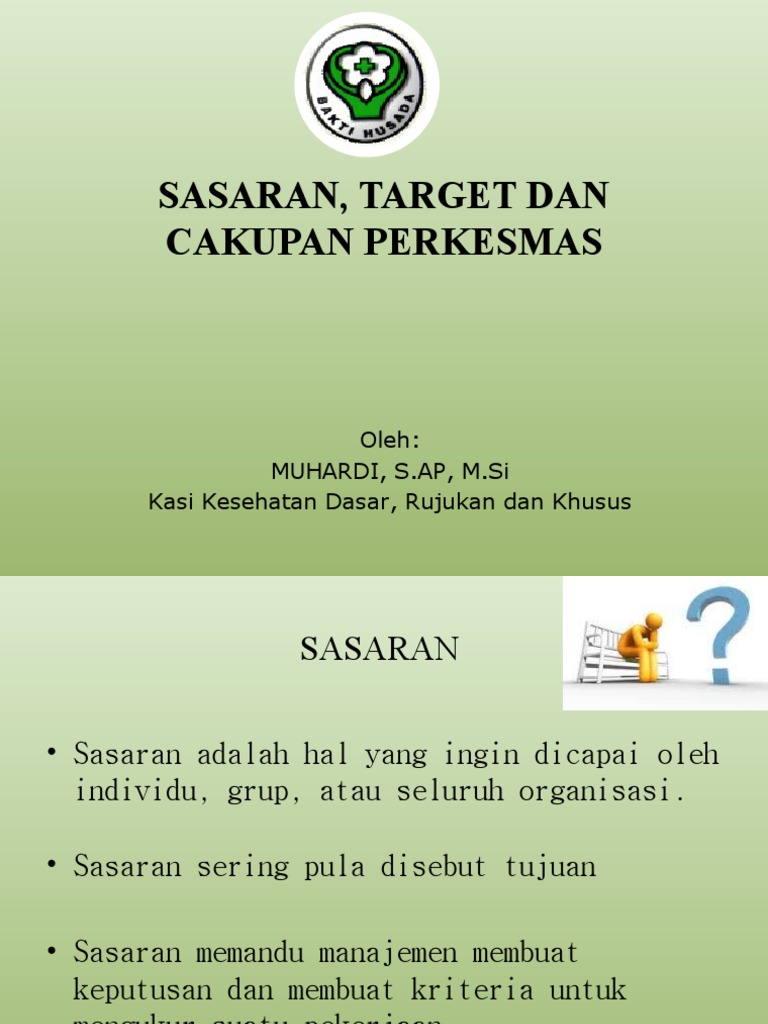 Sasaran, Target Dan Cakupan Perkesmas | PDF