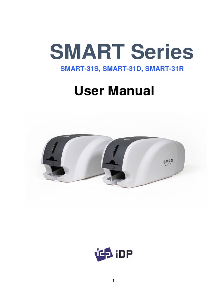 SMART-31 Printer User Manual - EN | PDF | Printer (Computing) | Smart Card