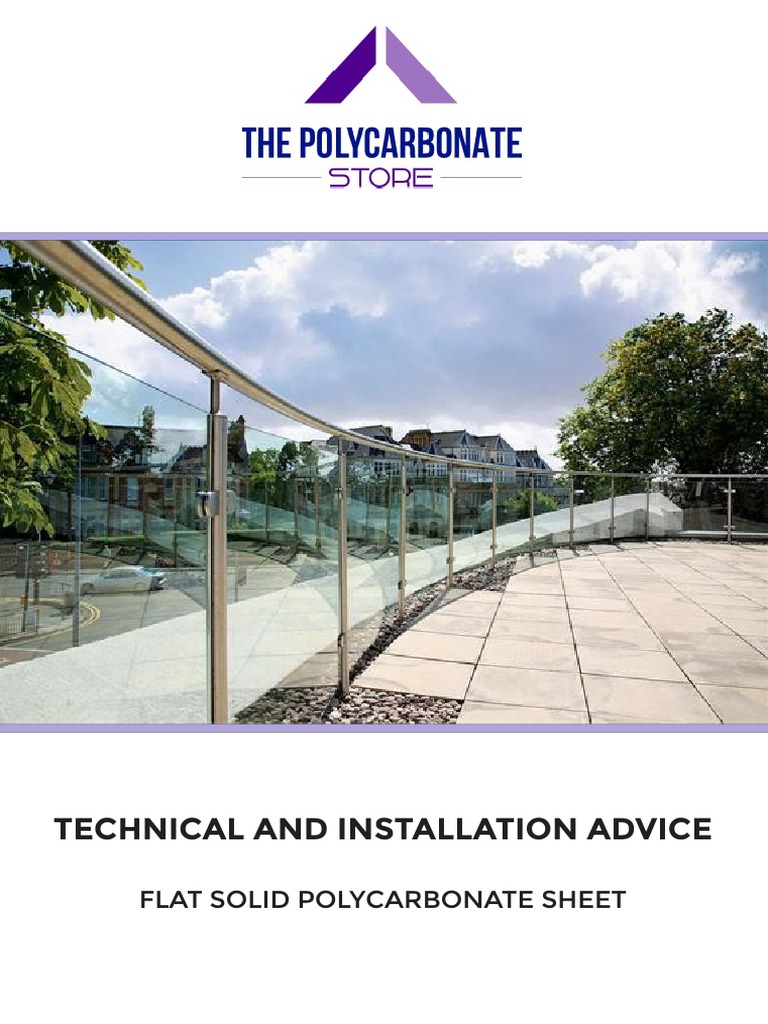 Technical and Installation Guide - Solid Polycarbonate | PDF | Window ...