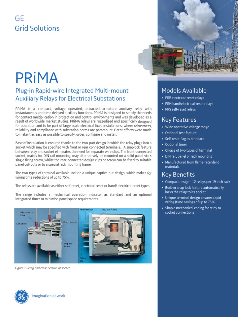 Prima: Grid Solutions | PDF | Relay | Electrical Connector