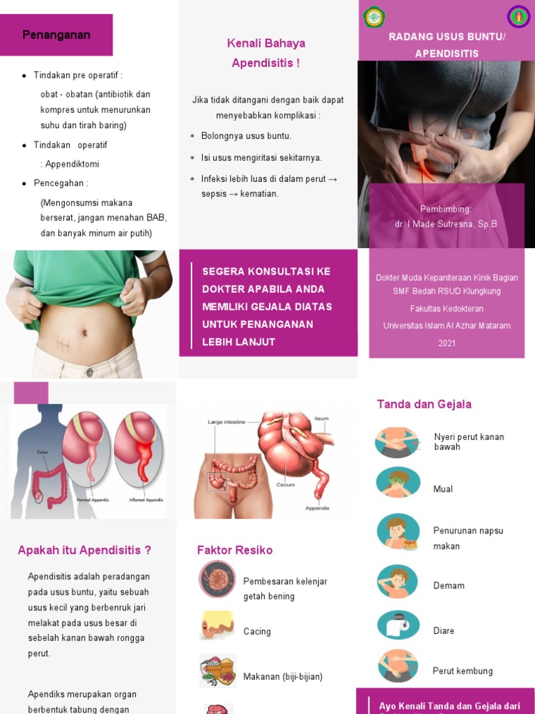 LEAFLET APENDISITIS-converted Bar | PDF