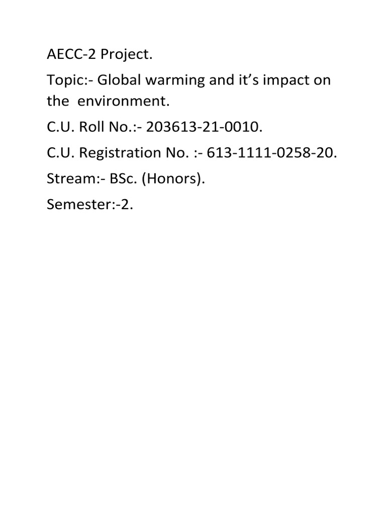 203613-21-0010 - Aecc-2 Project | PDF | Kyoto Protocol | Climate Change