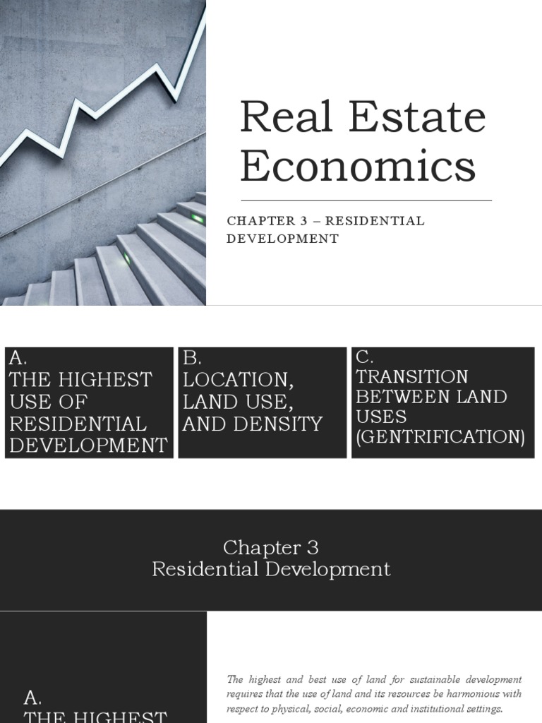 Real Estate Economics - Residential Development | PDF | Transport ...