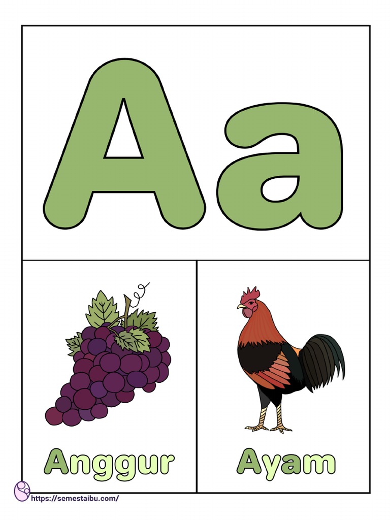 Flashcard - Abjad A-Z | PDF