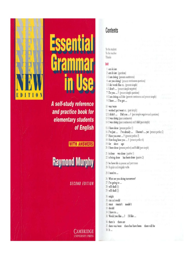 Essential English Grammar | PDF
