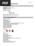 Paint Thinner Safety Data Sheet | PDF