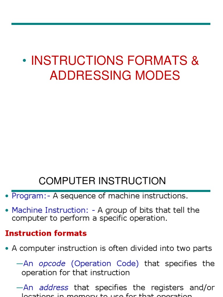 Addressing Modes | PDF | Computer Programming | Computing