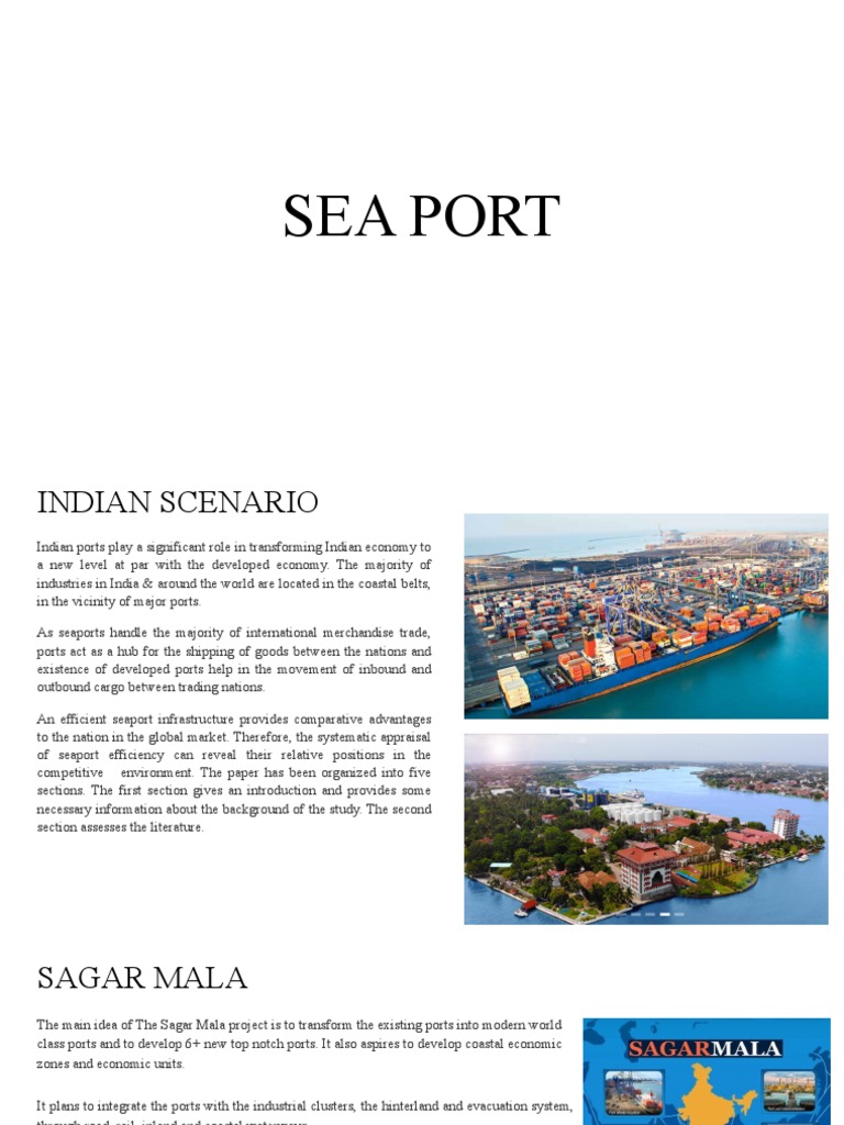 Sea Port | PDF | Port | Transport