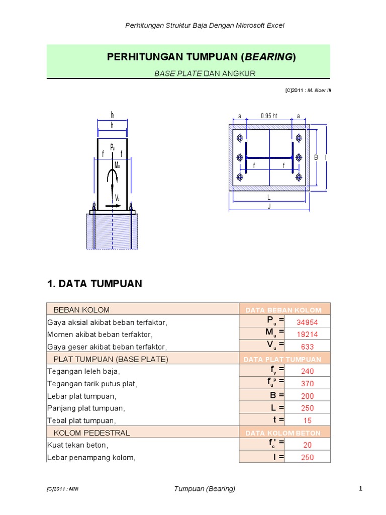 Perhitungan Angkur | PDF