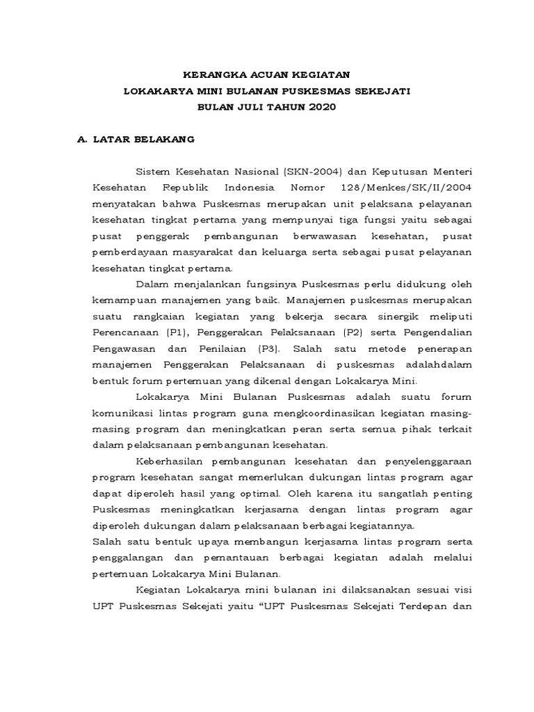 Kak Lokbul Juli | PDF