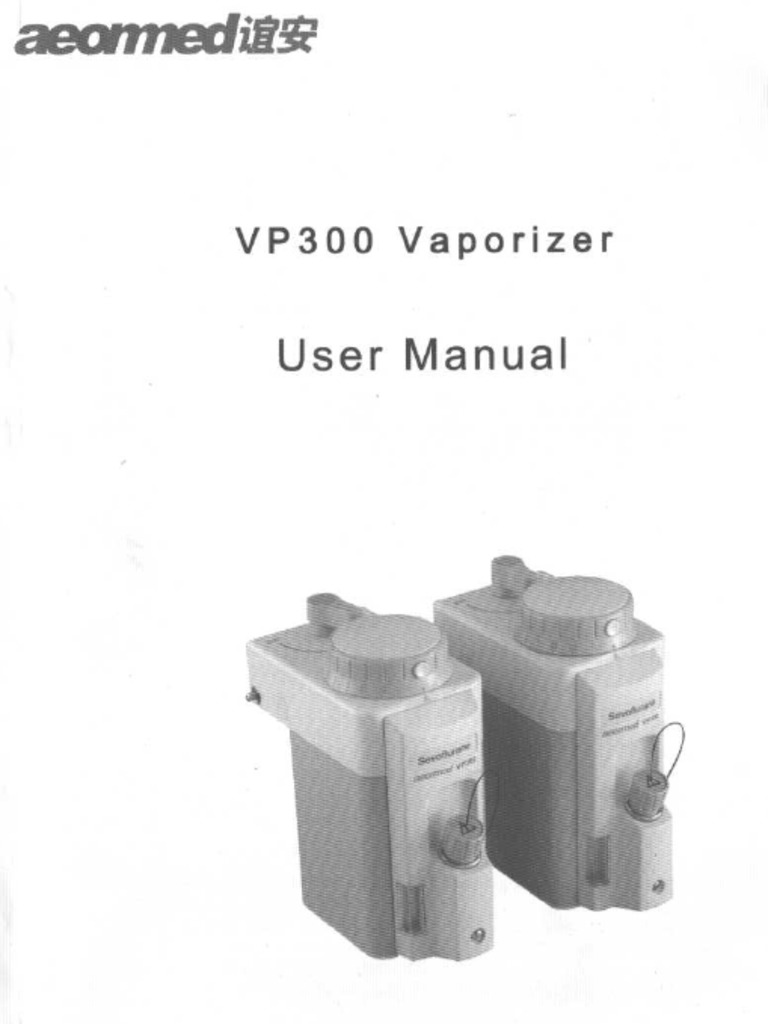 Aeonmed VP-300 Vaporizer | PDF