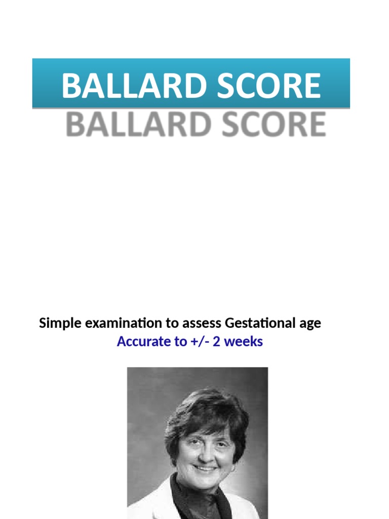 Ballard Score | PDF | Labia | Anatomical Terms Of Motion