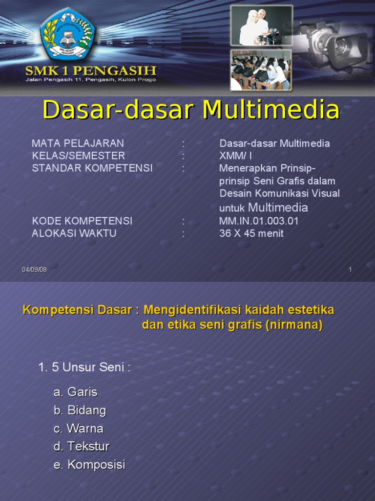 Dasar Multimedia | PDF