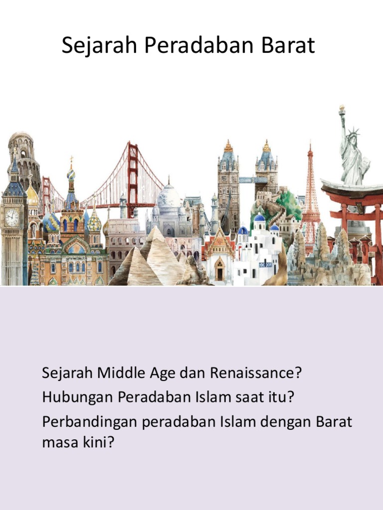 Sejarah Peradaban Barat dan Islam | PDF