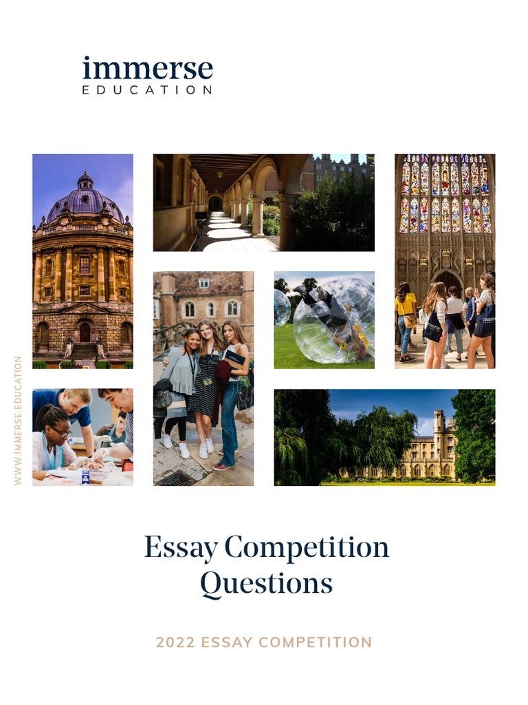 2022 Essay Competition Questions | PDF | Science | Engineering