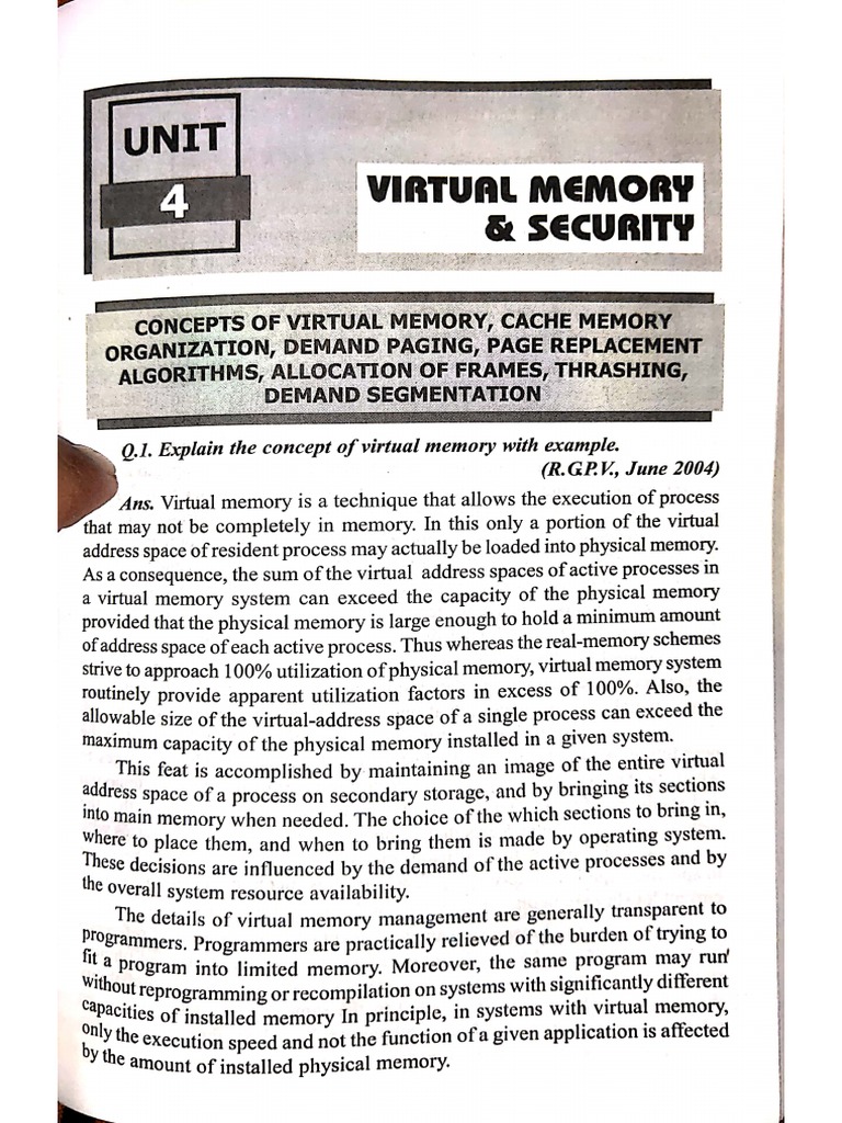 Shivani OS Unit 4&5 | PDF