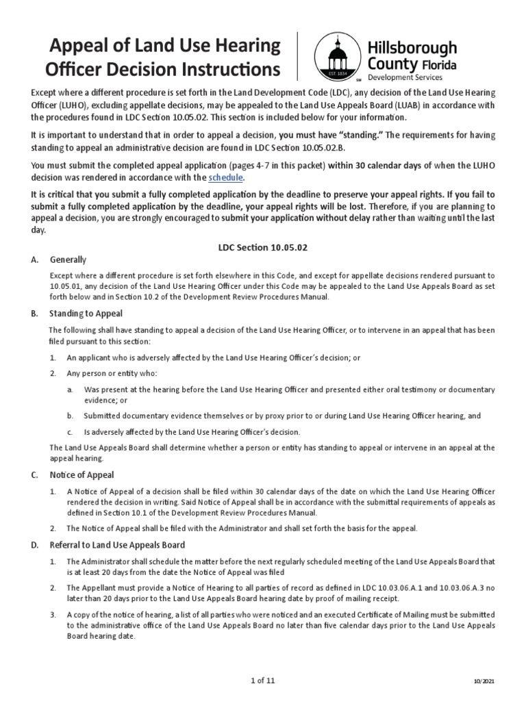 Navigating the Land Use Appeals Process: A Guide to Appealing Land Use ...