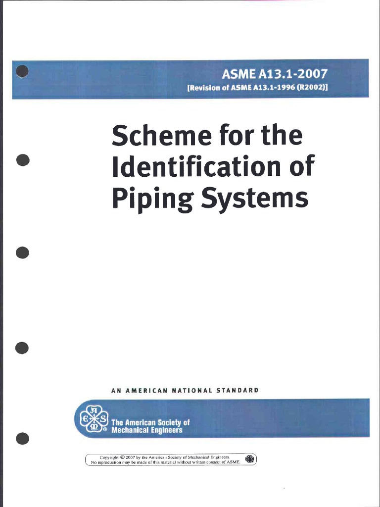 Asme A13 1 2007 | PDF