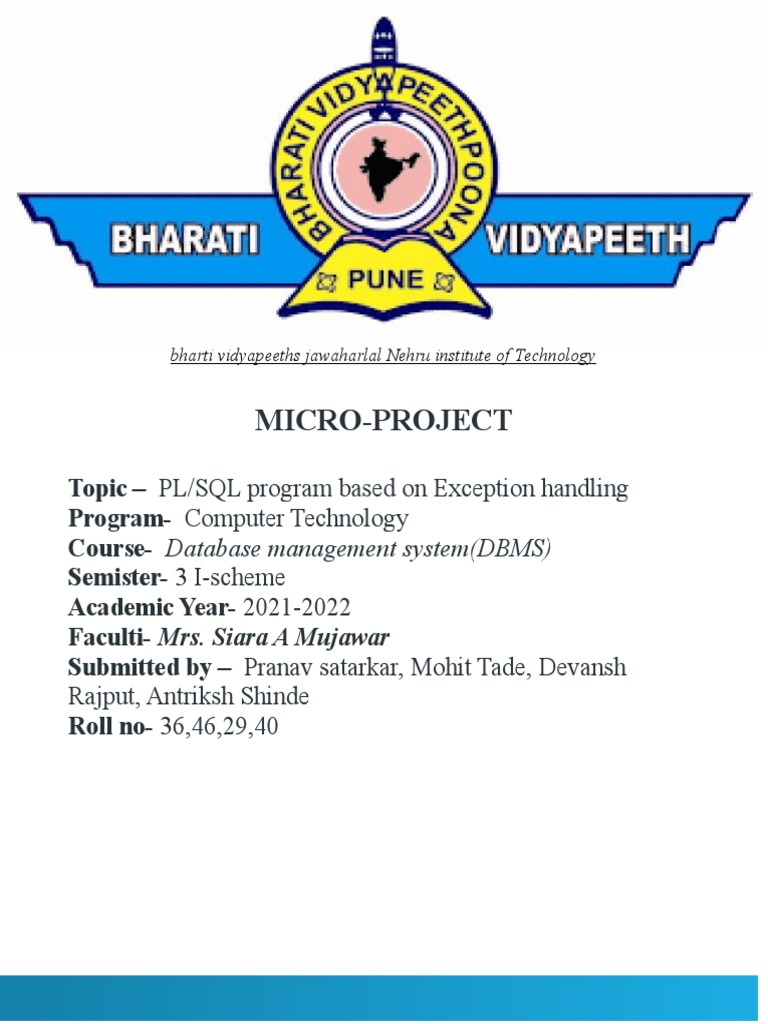 PL/SQL Exception Handling Guide | PDF | Pl/Sql | Sql