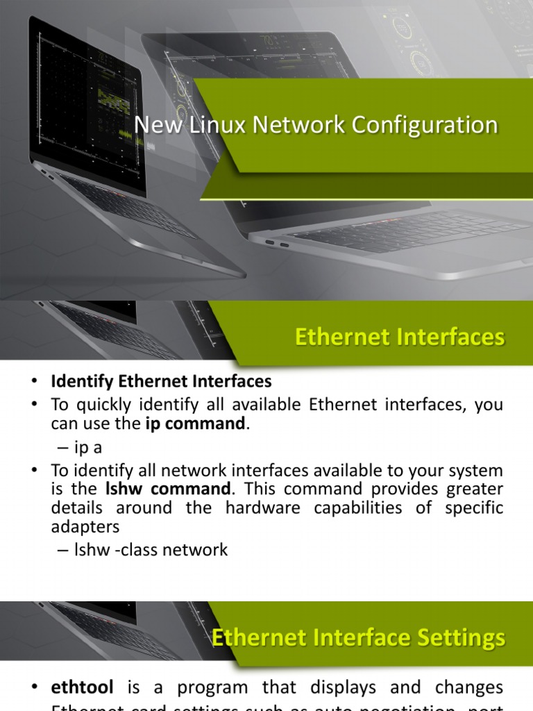 New Linux Network Config | PDF | Ip Address | Computer Network