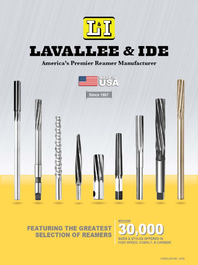 Catalog REAMERS | PDF | Cutting Tools | Cutting