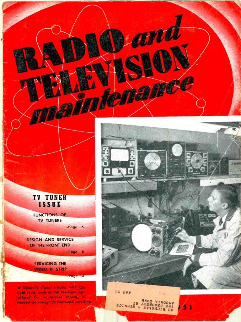 Radio Maintenance 1951 05 | PDF | Amplifier | Transmission Line